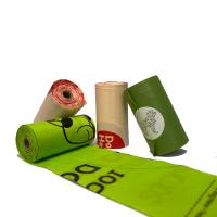 China Customized Logo Biodegradable Pet Waste Bags 25x40cm 8kg Load Flexo Printing for sale