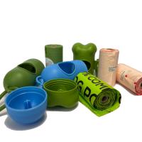 China Customized Logo Biodegradable Pet Waste Bags 25x40cm 8kg Load Flexo Printing for sale