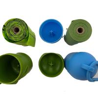China Customized Logo Biodegradable Pet Waste Bags 25x40cm 8kg Load Flexo Printing for sale