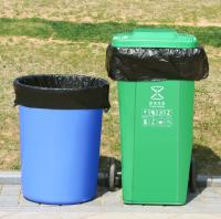 China Heavy Duty Bottom Gusset Garbage Bags 1000x1200mm HDPE LDPE Extra Strong Black Bin Liners for sale