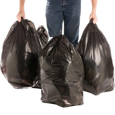 China Heat Seal Sealing Handle Contractor Trash Bags 1000x1200mm Extra Strong Large for Construction for sale