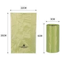 China Biodegradable Grocery T-shirt Bags 40% Biosource Material 25x40cm 8kg Load for sale