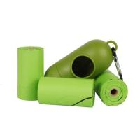 China Biodegradable Grocery T-shirt Bags 40% Biosource Material 25x40cm 8kg Load for sale