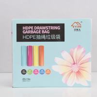 China Biodegradable Food Package Drawstring Garbage Bag 12-50 Mic with Flexo Printing for sale