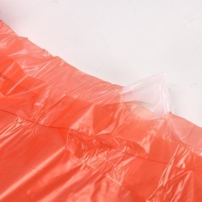 China Embossed PE Drawstring Garbage Bag 80x100cm for Large Kitchen Waste Disposal for sale