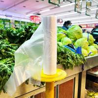 China HDPE LDPE Plastic Food Packaging Bag Roll Embossing Surface Custom Size 15kg Load for sale
