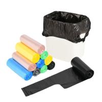 China Customizable 5-100 Mic Thickness Black Garbage Bags Vest Style Storage Bag for Home Waste for sale