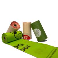 China Biodegradable Dog Waste Bags 25x40cm Rip Resistant Eco Friendly Customizable for sale