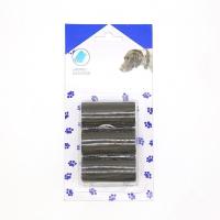 China Biodegradable Dog Poop Bags 40% Biosource Material 25x40cm Compostable Waste Bags for sale