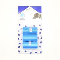 China Biodegradable Dog Poop Bags 40% Biosource Material 25x40cm Compostable Waste Bags for sale