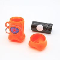 China Compostable Dog Poop Bags 25x40cm Custom Logo Biodegradable Plastic Pet Waste Bags for sale