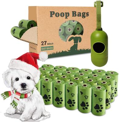 China OEM Eco-Friendly Biodegradable Pet Waste Bags 25x40cm 8kg Load Dog Poop Bags for sale