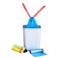 China Customized Drawstring Trash Bags 450x500mm HDPE LDPE Disposable Garbage Bags for Home for sale