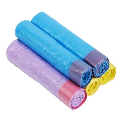 China OK Compost Certified Drawstring Kitchen Trash Bags 450x500mm Eco-Friendly Waste Disposal for sale