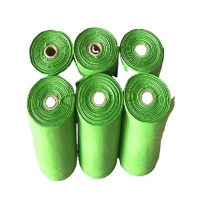 China Recycled Materials 100% Biodegradable Plastic Trash Garbage Bag with Customizable Design for sale