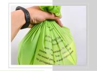China Biodegradable Plastic Shopping Bags 25x40cm 8kg Load Custom Logo Eco Friendly for sale