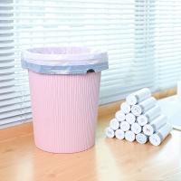 China Commercial Kitchen Drawstring Trash Bag with Customized Logo and Black Garbage Bag for sale