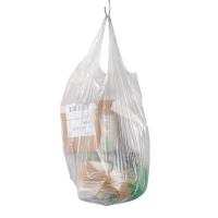 China Custom Printed HDPE LDPE Plastic T-Shirt Bags 5-25 Mic Thickness for Supermarket Shopping for sale