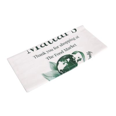 China HDPE Drawstring Plastic Bag 730x840mm for Restaurant Takeout and Supermarket Shopping for sale