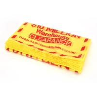 China Custom Printed PE Plastic Shopping T-Shirt Bags 5-100 Mic Thickness 730x840mm for sale