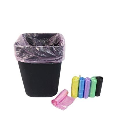 China Heavy Duty Sealing Handle Garbage Bags 500x600mm HDPE LDPE Waste Management Black for sale