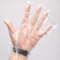 China HDPE Disposable Gloves 100pcs per Bag Transparent Food Handling Custom Thickness 20-200 Micron for sale