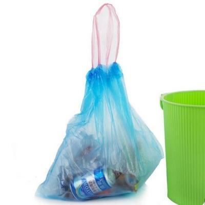 China Green Plastic Trash Bags Can Liners 30 Mic Thick 15pcs Roll for Eco-Friendly Waste Management for sale