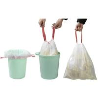 China PE Clear Kitchen Packaging Dust Bin Garbage Trash Bag 5-50 mic Thickness Eco-Friendly for sale