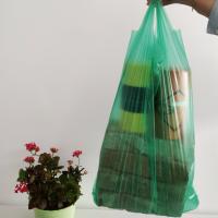China Biodegradable PE Color Shopping T-Shirt Bags 12x22 Inch Durable for Fruit Market for sale