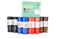China Biodegradable PE Color Shopping T-Shirt Bags 12x22 Inch Durable for Fruit Market for sale