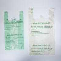 China Vest Handle Biodegradable Garbage Trash Bags 25x40cm 8kg Load Eco-Friendly Sustainable for sale