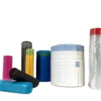 China Household Colorful PE Drawstring Trash Bag for Garbage Disposal Solution for sale