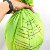 China Eco Friendly Compostable T Shirt Bags 100 Biodegradable Corn Starch 25x40cm 8kg Load for sale