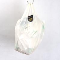 China Eco Friendly Compostable T Shirt Bags 100 Biodegradable Corn Starch 25x40cm 8kg Load for sale