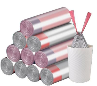 China Home Biodegradable Drawstring Trash Bags for Environmentally-Friendly Waste Disposal for sale