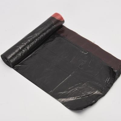 China Wholesale PE Plastic Black Bin Garbage Liner Bag Heavy Duty 30 Mic with Offset Printing for sale