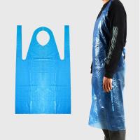 China Disposable PE Apron 132x80cm Waterproof Anti-Stain for Hot Pot Barbecue Home Kitchen for sale
