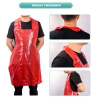 China Disposable PE Apron 132x80cm Waterproof Anti-Stain for Hot Pot Barbecue Home Kitchen for sale