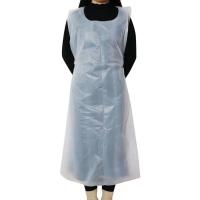 China Disposable HDPE/LDPE Plastic Apron 132x80cm for Painting Cooking Party BBQ for sale