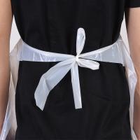 China Disposable HDPE/LDPE Plastic Apron 132x80cm for Painting Cooking Party BBQ for sale