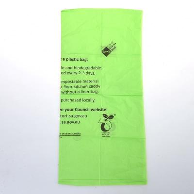 China Biodegradable Custom Shopping Carrier Bag 25x40cm 8kg Load ASTM D6866 Certified for sale