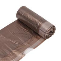 China LLDPE Kitchen Drawstring Garbage Bags Roll 450x500mm Custom Logo Thickened Leakproof for sale