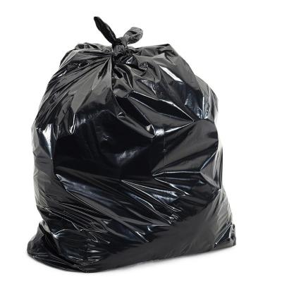 China Custom Color Black Plastic Trash Bags on Roll 5-80 Mic Thickness HDPE LDPE LLDPE for sale