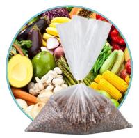 China HDPE LDPE LLDPE Plastic Food Bags 15kg Capacity Custom Size for Supermarket Grocery for sale