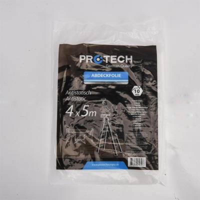China 5-15 Mic Thick PE Plastic Drop Cloth for Furniture and Equipment Protection 3x4m for sale