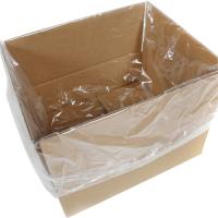 China HDPE LDPE LLDPE Plastic Cardboard Box Liner 45x30x55 cm Food Grade Clear Durable for sale