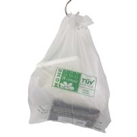 China PBAT PLA Starch Biodegradable Dog Poop Bags 12-50 Mic Thickness Eco Friendly Odor Free Waste Disposal for sale