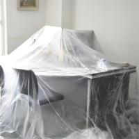 China Polythene Dust Sheet for Decoration and Furniture Protection Custom 5-100 Mic for sale