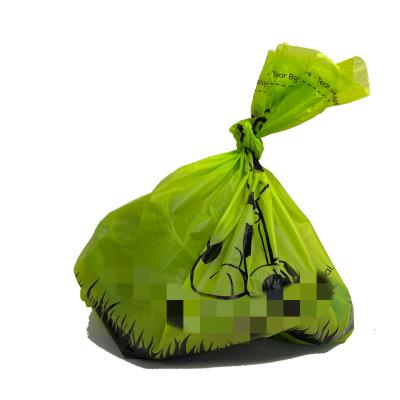China PBAT PLA Starch Biodegradable Dog Bag 12-50mic Thickness Eco Friendly Pet Waste Disposal for sale