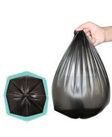 China Commercial Thickened HDPE LDPE Trash Bags 1000x1200mm Flat Mouth Garbage Bags for sale